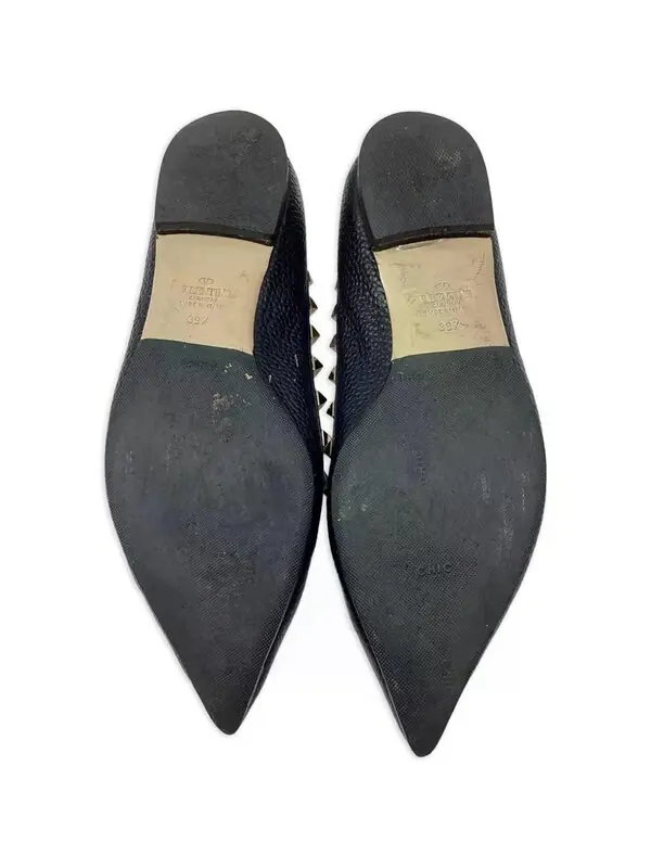 Red Valentino Rockstud Ballet Flats