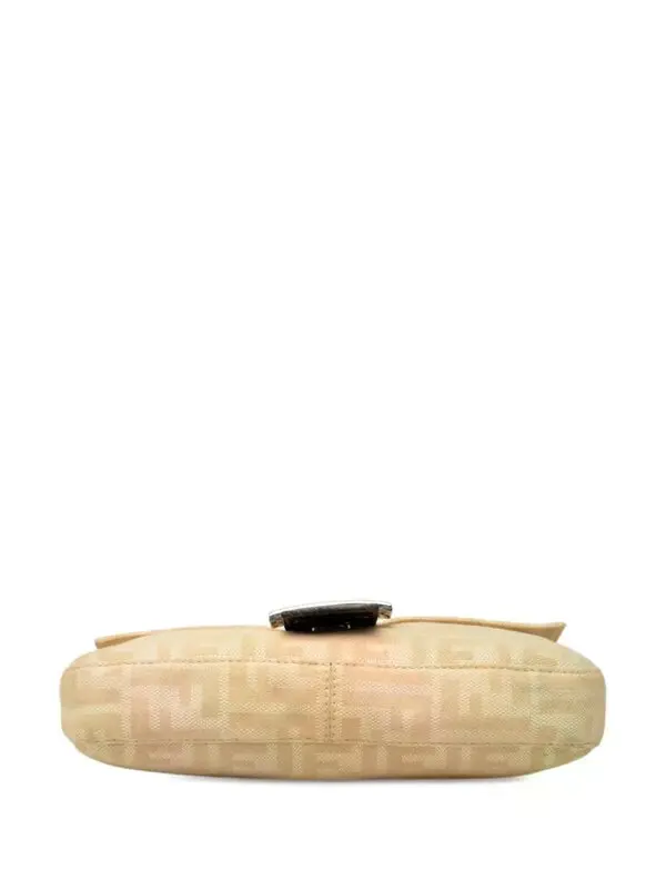 Fendi 20th Century Zucca Canvas Baguette Shoulder Bag