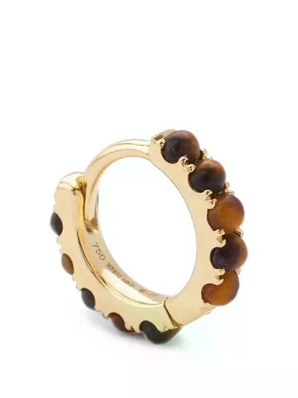WE BY WHITEBIRD Ismène Tiger Eye Hoop Earring