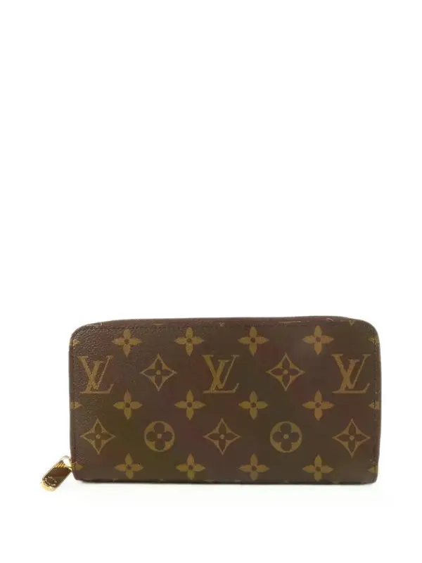 LOUIS VUITTON Monogram Zippy Long Wallet - Brown