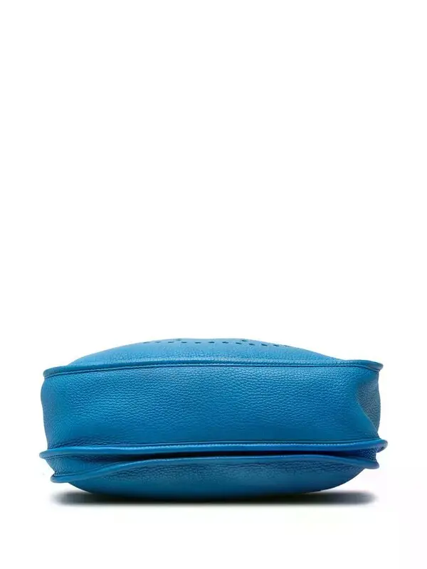 Hermès 2011 Clemence Evelyn Iii Gm Crossbody Bag - Blue