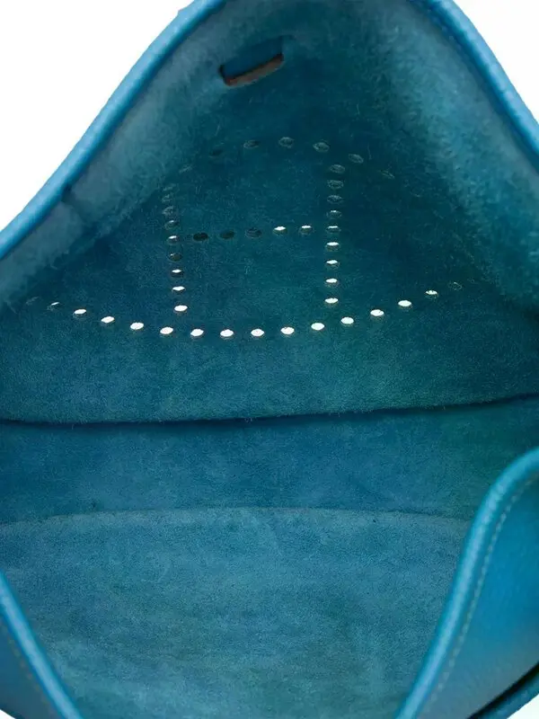 Hermès 2011 Clemence Evelyn Iii Gm Crossbody Bag - Blue