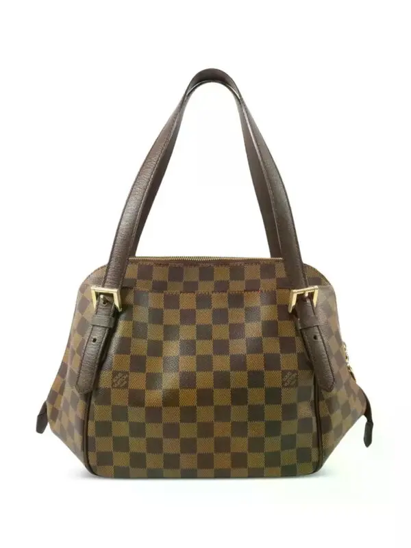 LOUIS VUITTON Pm Belem Damier Ebene Tote Bag - Brown