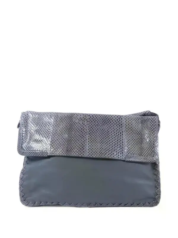 Bottega Veneta Snakeskin-effect Shoulder Bag