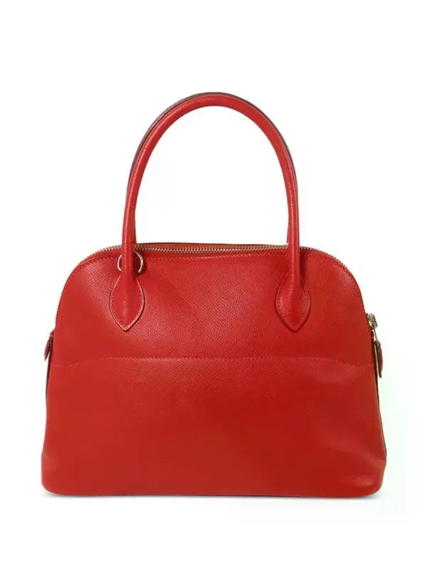 Hermès 27 Bolide Tote Bag - Red