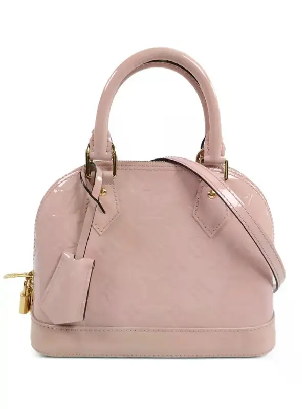 LOUIS VUITTON Monogram Vernis Alma Bb Shoulder Bag