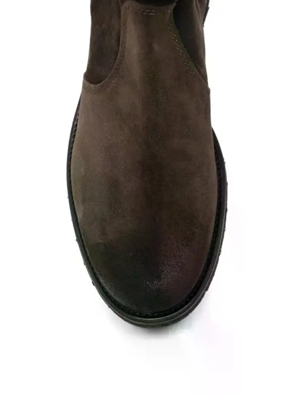 HENDERSON BARACCO Rear-zip Suede Boots
