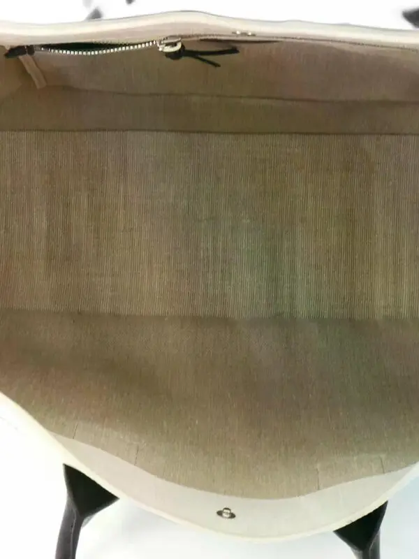 Saint Laurent Rive Gauche Shopper Canvas Large Tote Bag