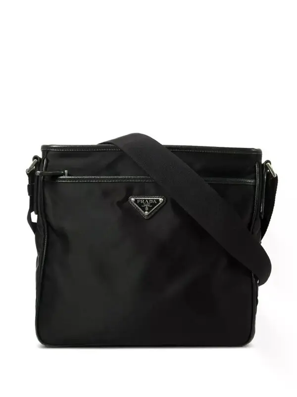 Prada Logo-plaque Shoulder Bag