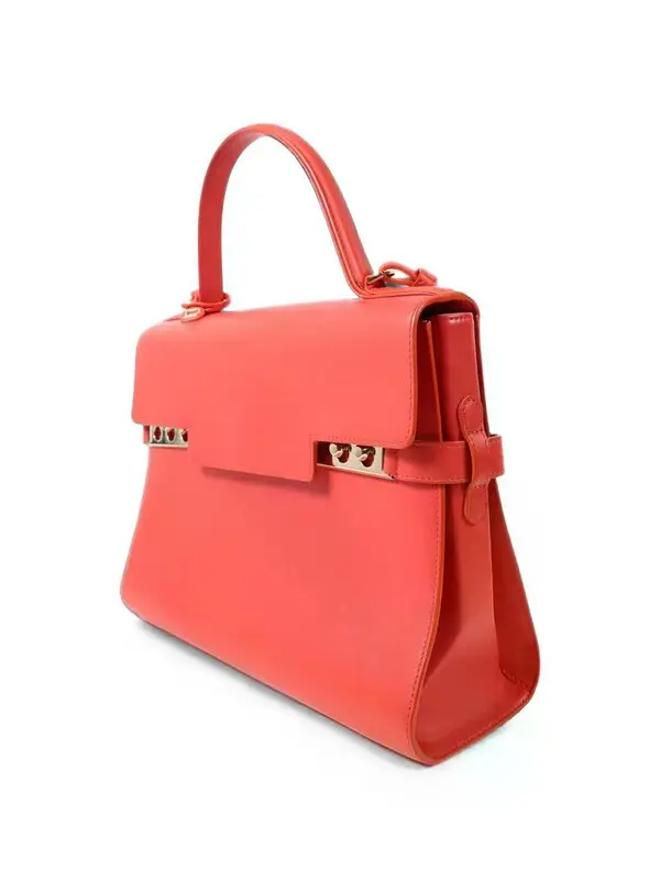 Delvaux Mm Tempete Tote Bag - Red