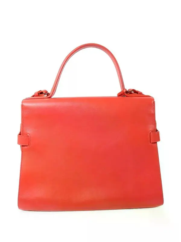 Delvaux Mm Tempete Tote Bag - Red