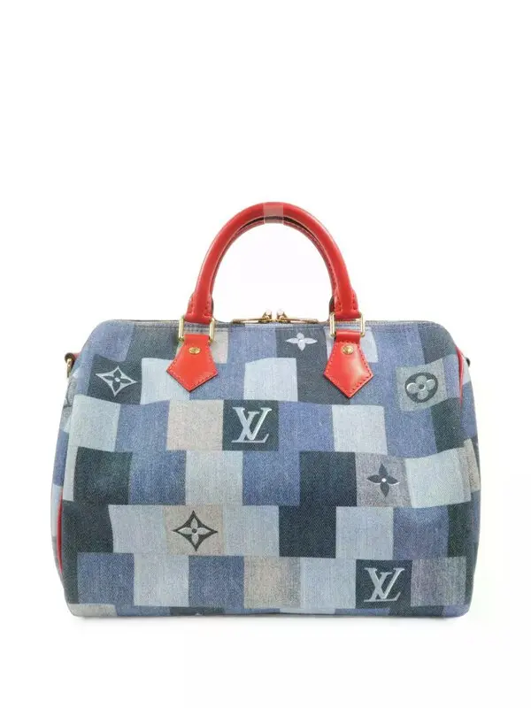 LOUIS VUITTON 30 Speedy Bandoulière Two-way Tote Bag - Blue