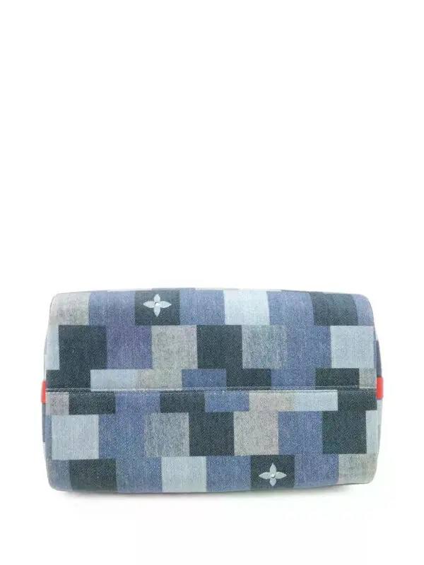 LOUIS VUITTON 30 Speedy Bandoulière Two-way Tote Bag - Blue