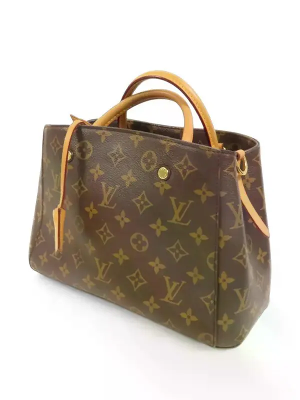 LOUIS VUITTON Bb Montaigne Monogram Tote Bag
