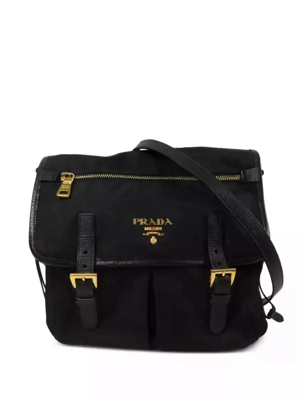 Prada Buckled Shoulder Bag