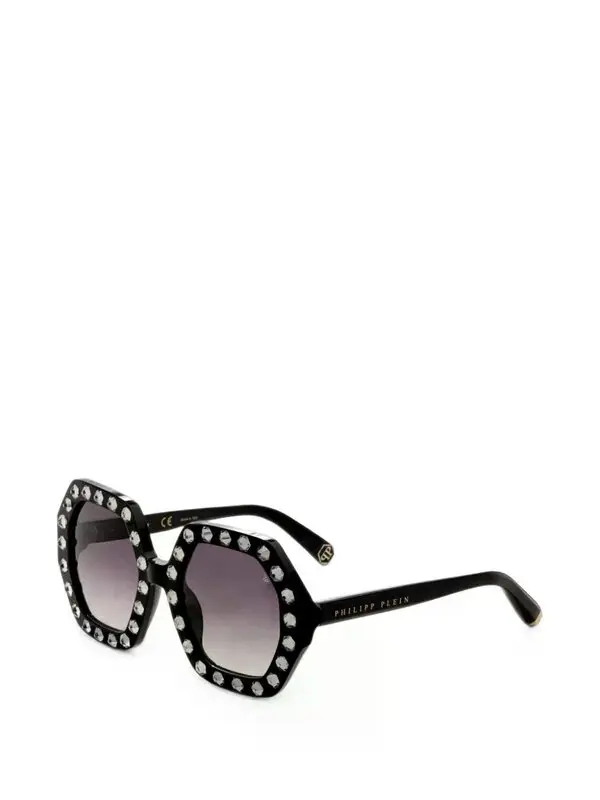 Philipp Plein Gem-embellished Butterfly-frame Sunglasses