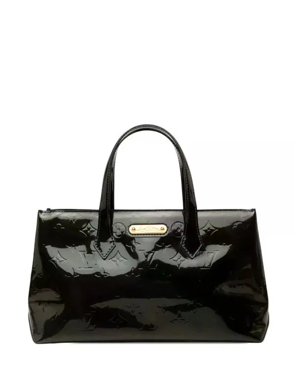 LOUIS VUITTON 2009-2013 Monogram Vernis Wilshire Pm Handbag - Blue