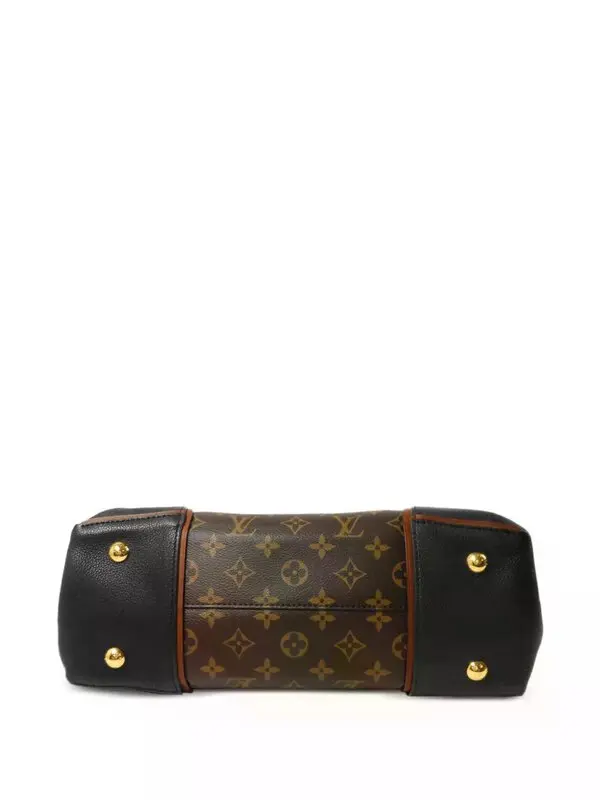 LOUIS VUITTON Pm Monogram W Tote Bag - Brown