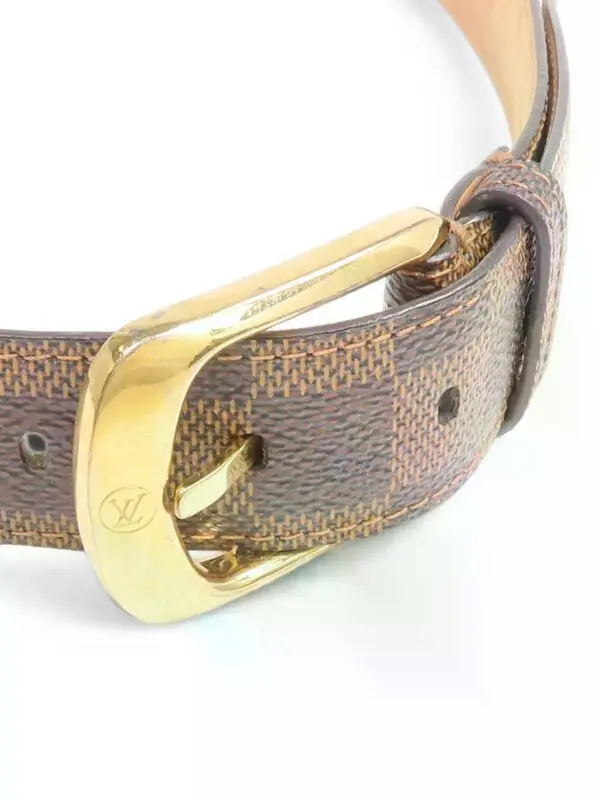 LOUIS VUITTON Damier Ellipse Belt - Brown