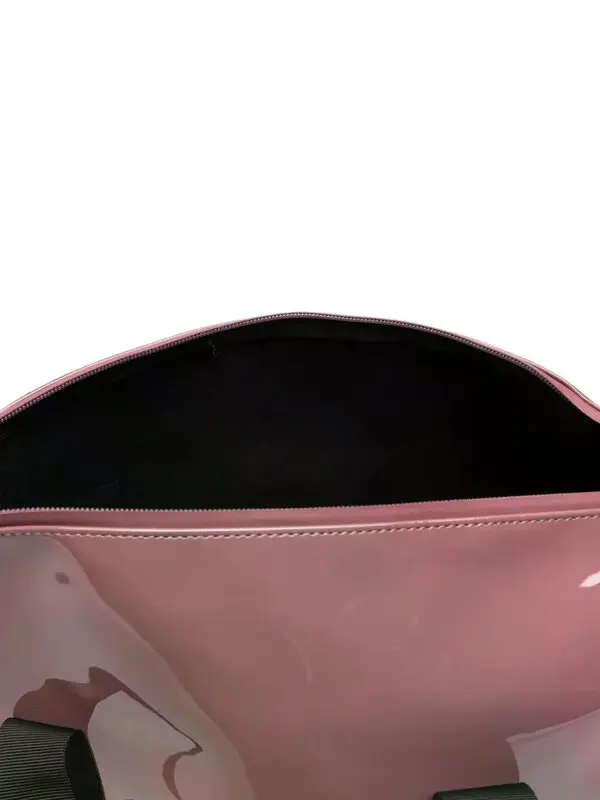 Rains Glossy-finish Holdall Bag - Pink