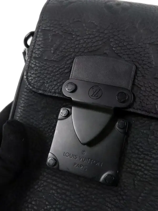 LOUIS VUITTON Monogram Taurillon S-lock Cross Body Bag