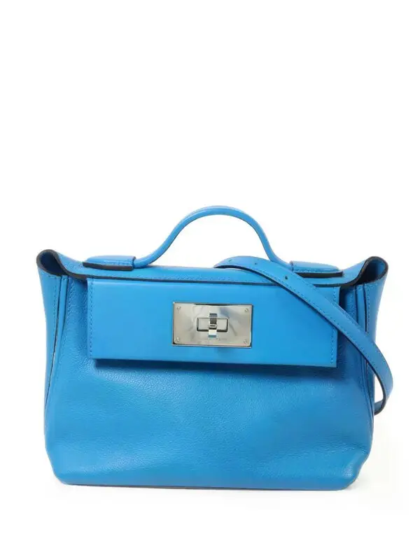 Hermès 2021 Mini 24/24 Leather Tote Bag