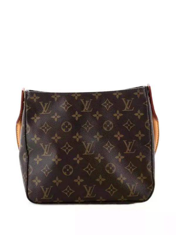 LOUIS VUITTON Looping Handbag Monogram Canvas Mm Satchel