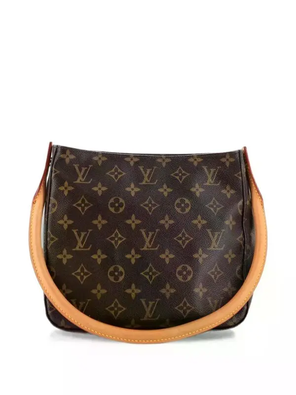 LOUIS VUITTON Looping Handbag Monogram Canvas Mm Satchel