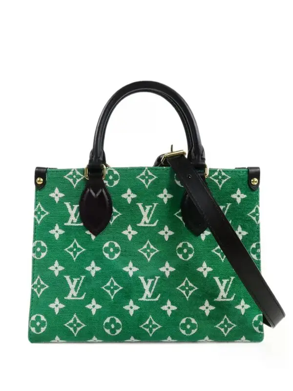LOUIS VUITTON Monogram Jacquard Onthego Pm Tote Bag