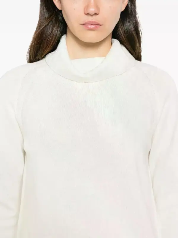VELA SHOP Roll-neck Raglan-sleeve Sweater