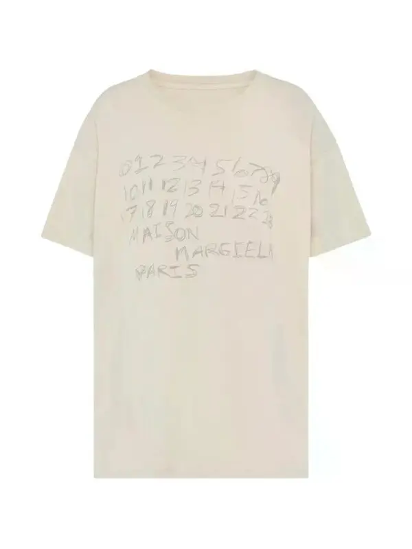 MAISON MARGIELA Numeric Logo-print T-shirt