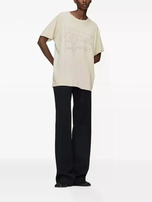 MAISON MARGIELA Numeric Logo-print T-shirt