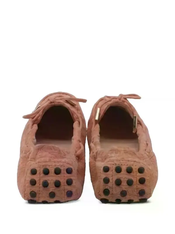 TOD'S Happy Moments Suede Loafers - Pink
