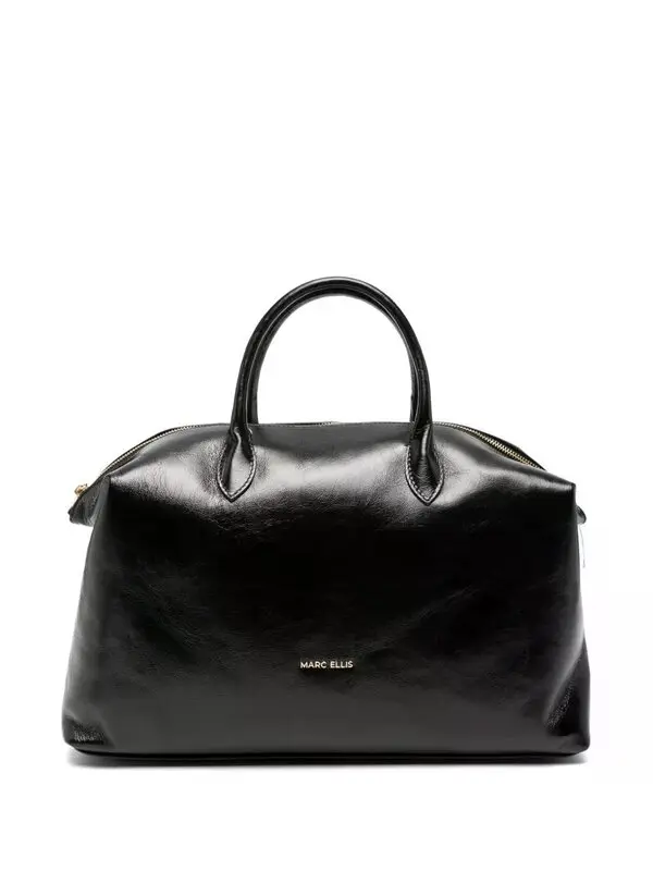 MARC ELLIS Leather Tote Bag - Black