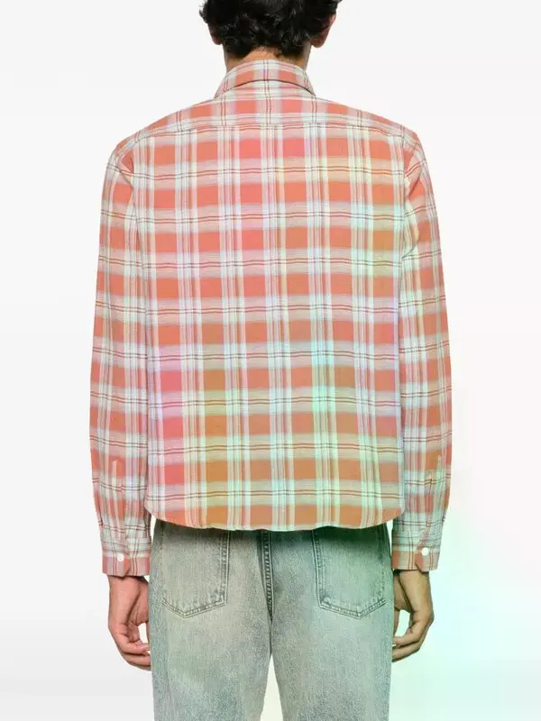 SECOND / LAYER Sherman Checked Shirt - Red