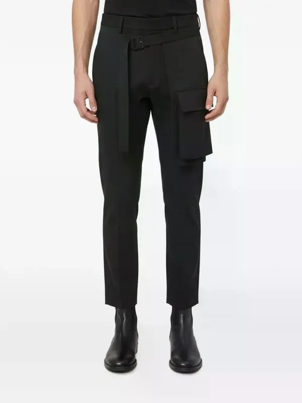 Dsquared2 Belted Asymmetric Cargo Pants