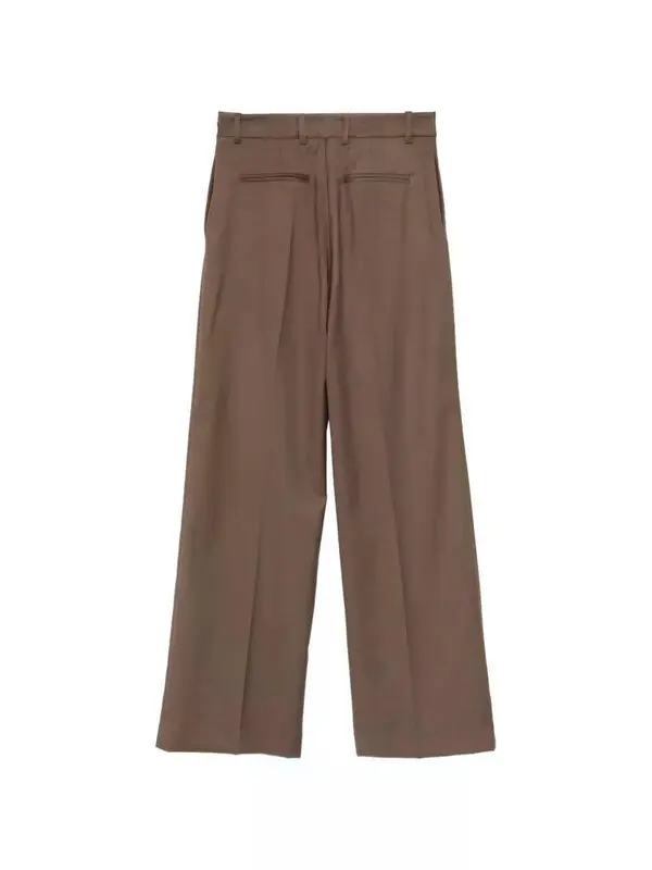 RAME Pressed-crease Wide-leg Trousers