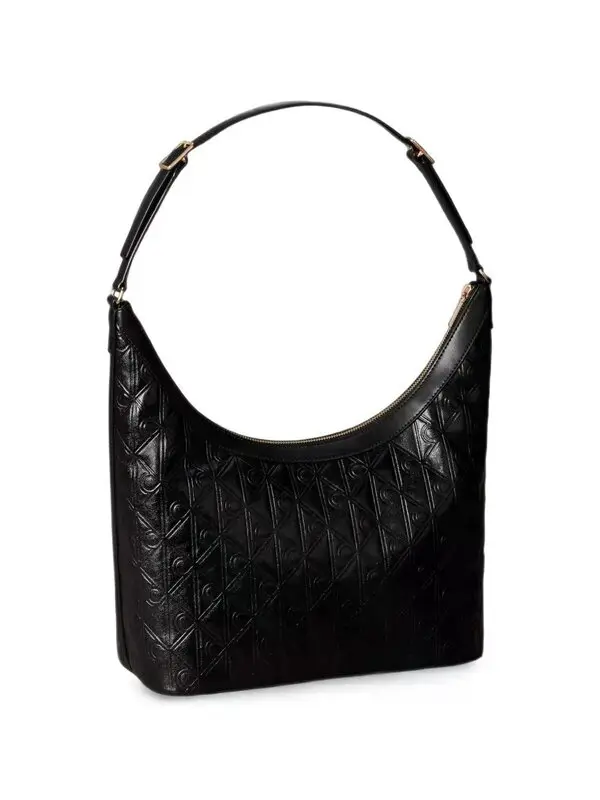 Calvin Klein Monogram-embossed Hobo Shoulder Bag