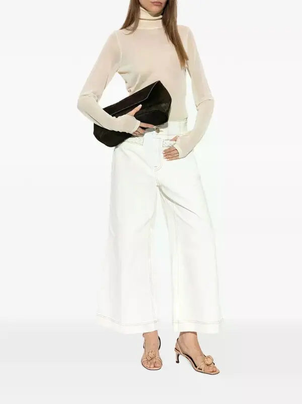 Zimmermann Sheer Roll-neck Top