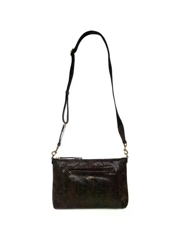 Isabel Marant Étoile Nessah Snake-effect Leather Cross Body Bag