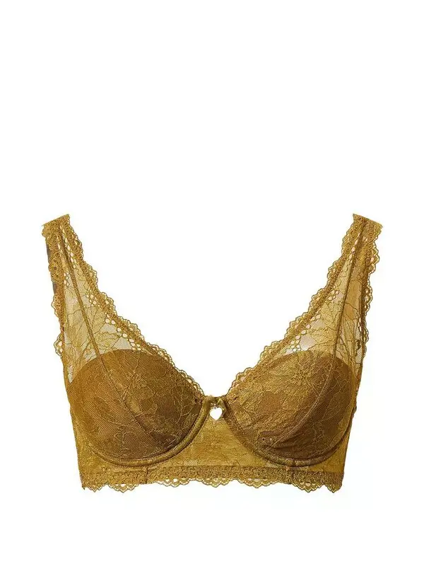 TWINSET Lace Bralette - Brown