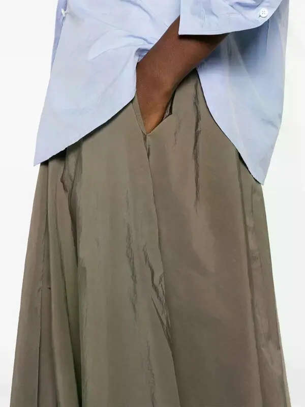 CORDERA Technical Drawstring Midi Skirt