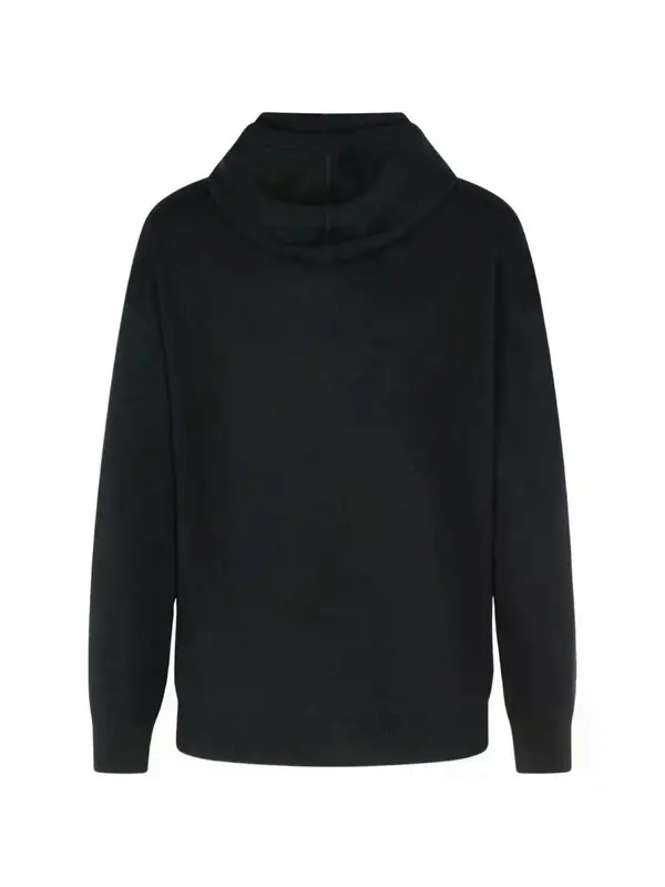 Max Mara Logo-embroidered Cashmere Hoodie