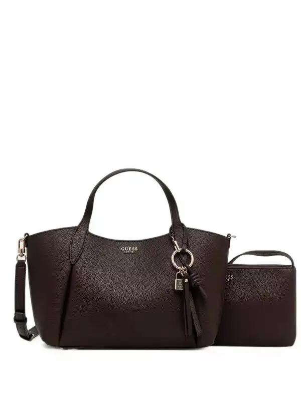 Guess Melody Logo-plaque Tote Bag - Brown