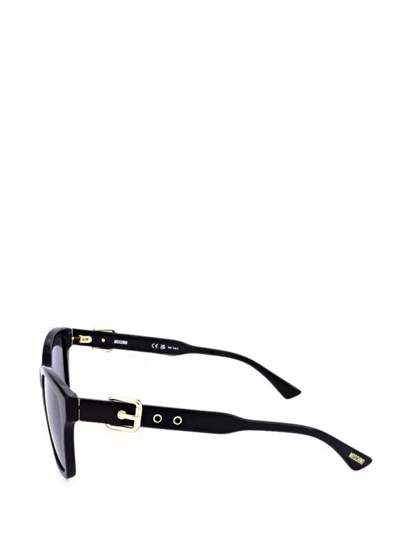Moschino Buckle-detail Square-frame Sunglasses