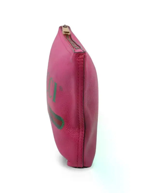 Gucci Logo-print Leather Clutch Bag