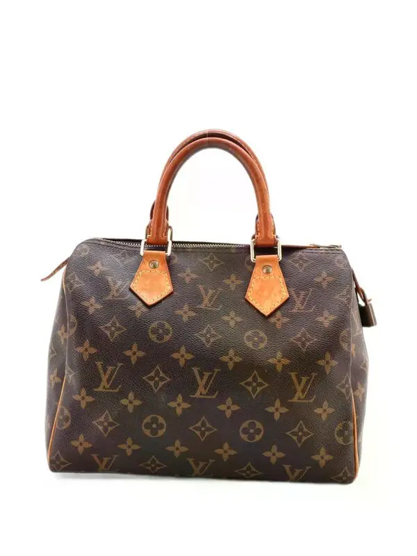 LOUIS VUITTON Speedy Handbag Monogram Canvas 25 Satchel