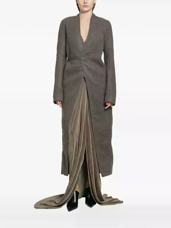 Rick Owens Tower Lab Belted Coat