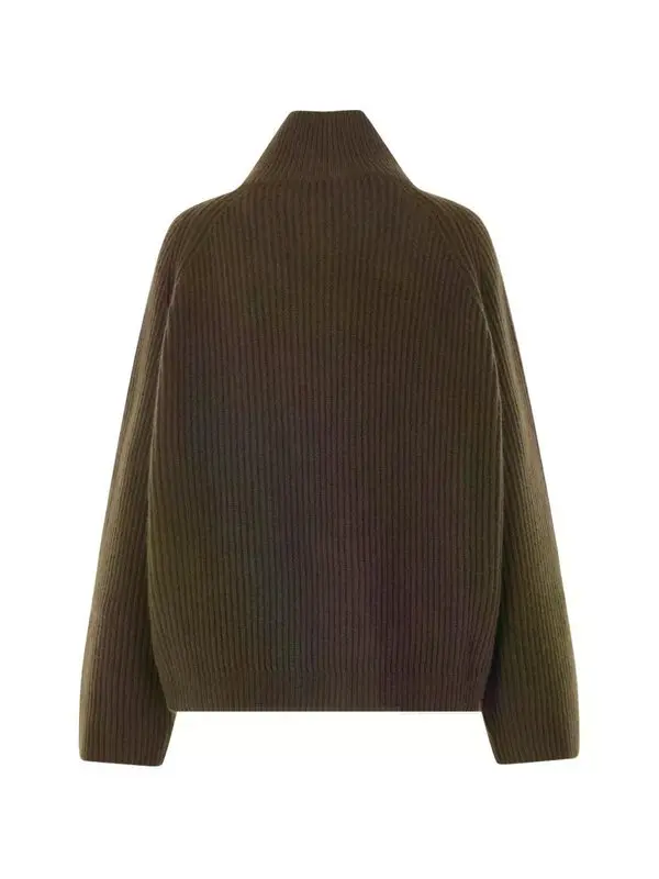 Dusan Ribbed V-neck Sweater
