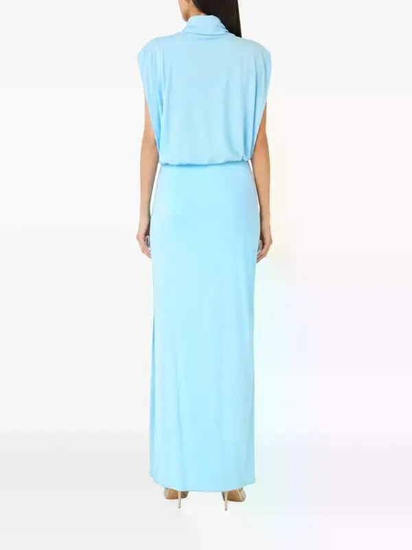 Simkhai Vale Draped Jersey Slim-fit Midi Dress